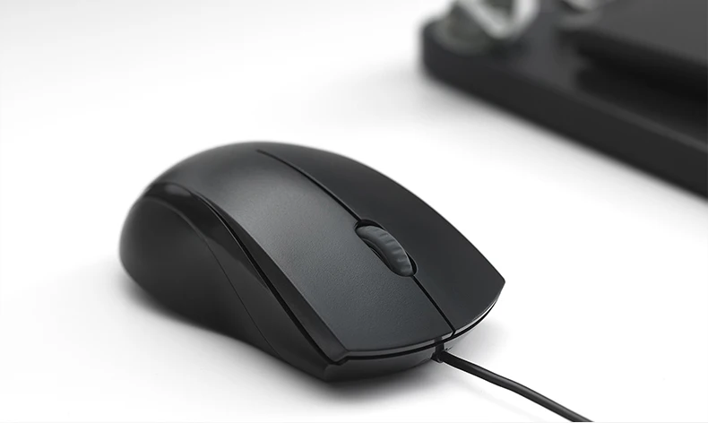 Rapoo N1600 Wired USB Office Mouse - Silent & Ergonomic