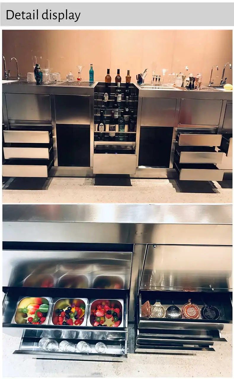 Customizable Bar Counter - High Quality Cocktail Station