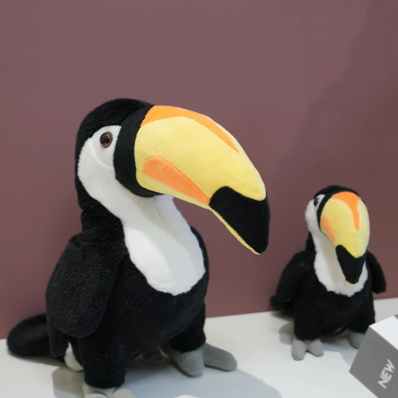 Wholesale Realistic Stuffed Animal Soft Toucan Bird Plush Toy