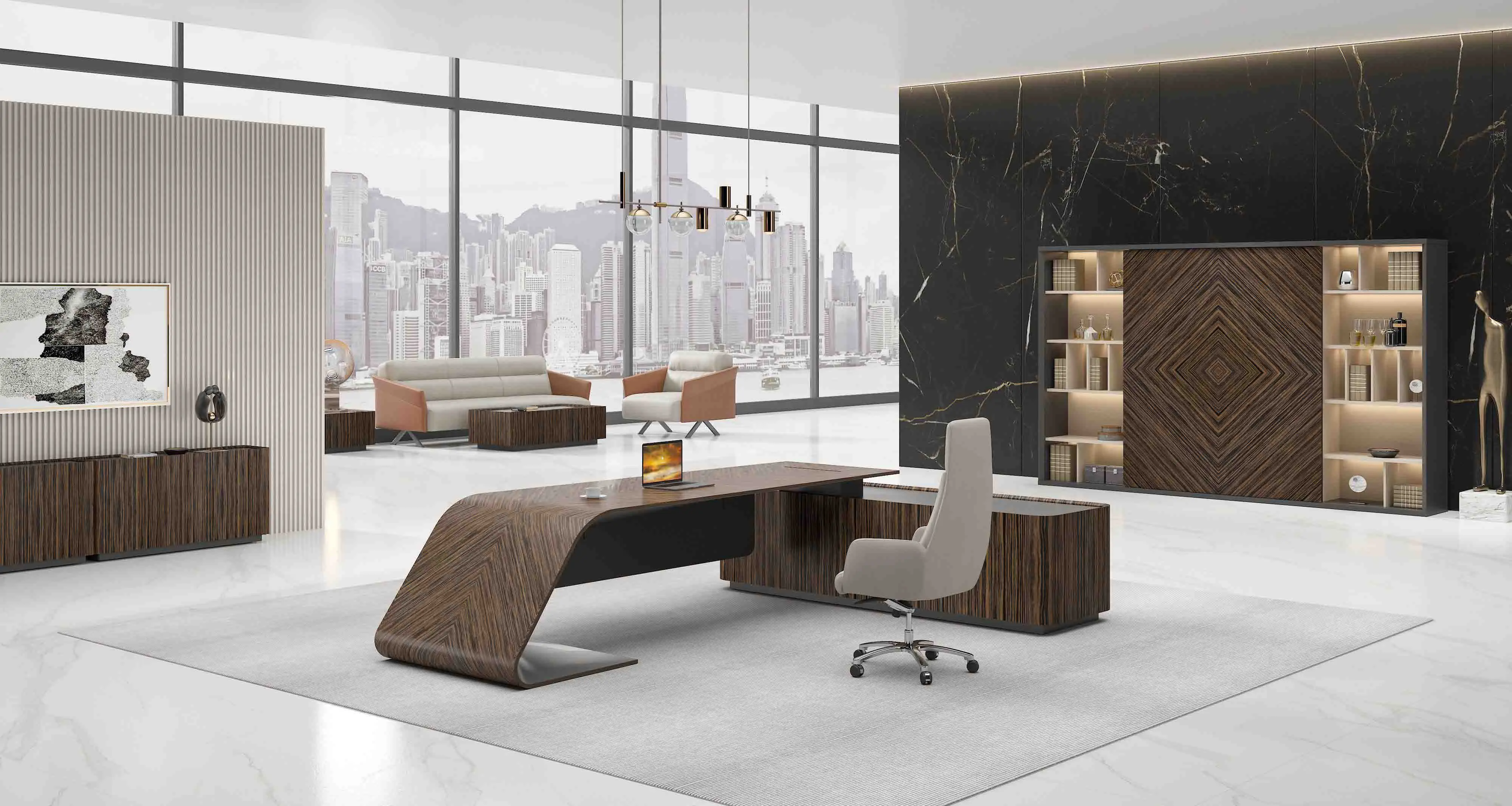 Luxurious Office Desk - Modern Design for High End Executives
