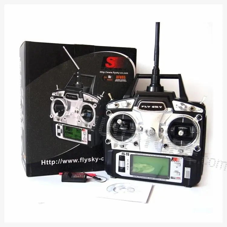 Flysky FS-T6-RB6 6CH RC Helicopter Transmitter - Mode 2