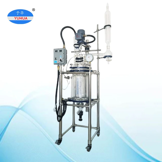 YUHUA Chemical Plasma Glass Reactor Ultrasonic Extractor Reactor ...