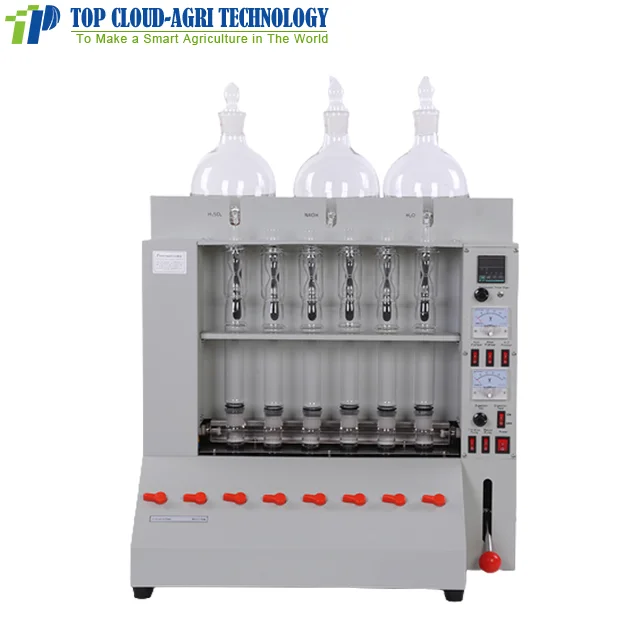 Kjeldahl Fat and Raw Fiber Crude Fiber Apparatus for Food Quality Analysis