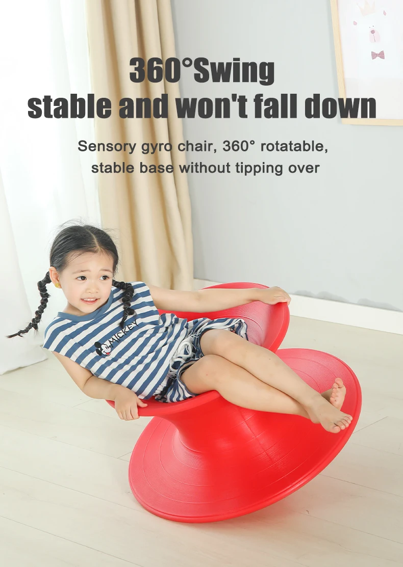 Swivel Gyro Chair for Kids,Non-Slip Sensory Chair Sense Sports ...