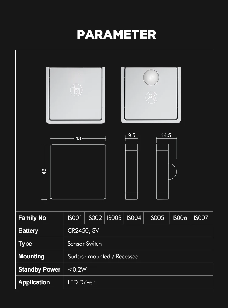 JEDVER LED Smart PIR Motion Sensor BLE Smart Sensor Switch| Alibaba.com