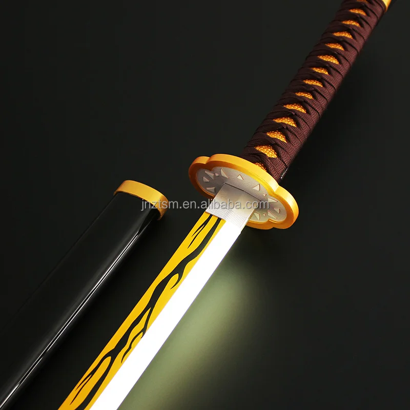 Luminescent Demon Slayer Katana Sword - Safe Wooden Bamboo