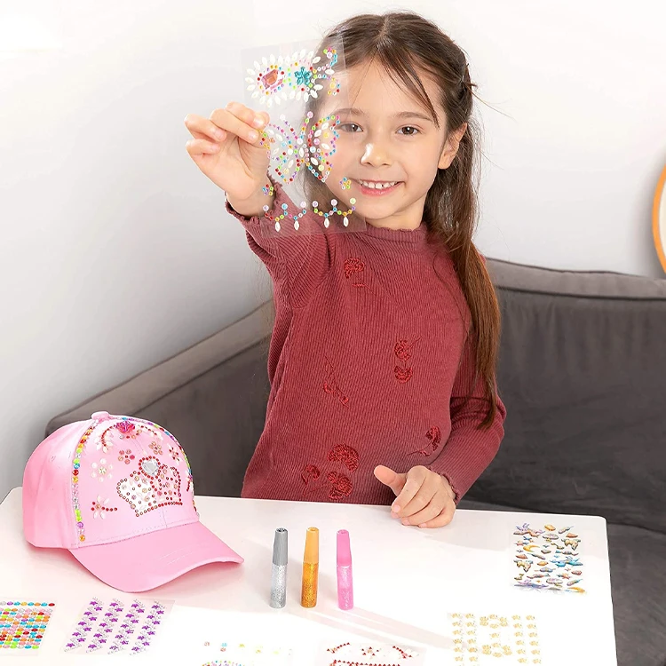 Fun Creative Diy Arts & Crafts Kits Decorate Your Own Baseball Cap Hat ...