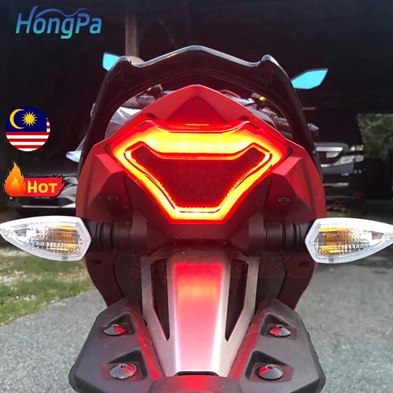 Motorcycle Taillights Stop Light Rear Taillight With Turn Signal Light ...