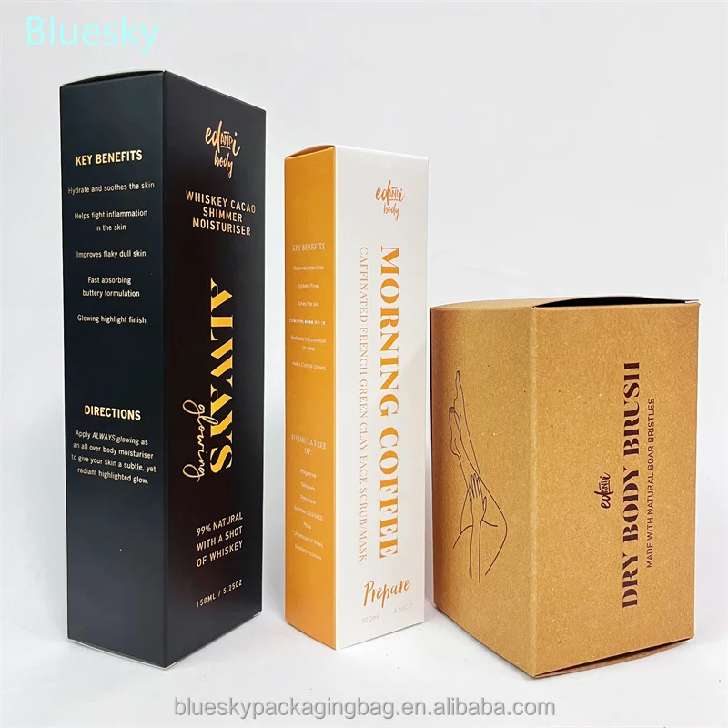 Customizable White Cardboard Boxes for Perfume & Cosmetics