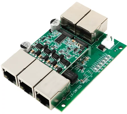 5-port 100Mbps Network Switch Module Switch Poe Customizable POE Switch ...