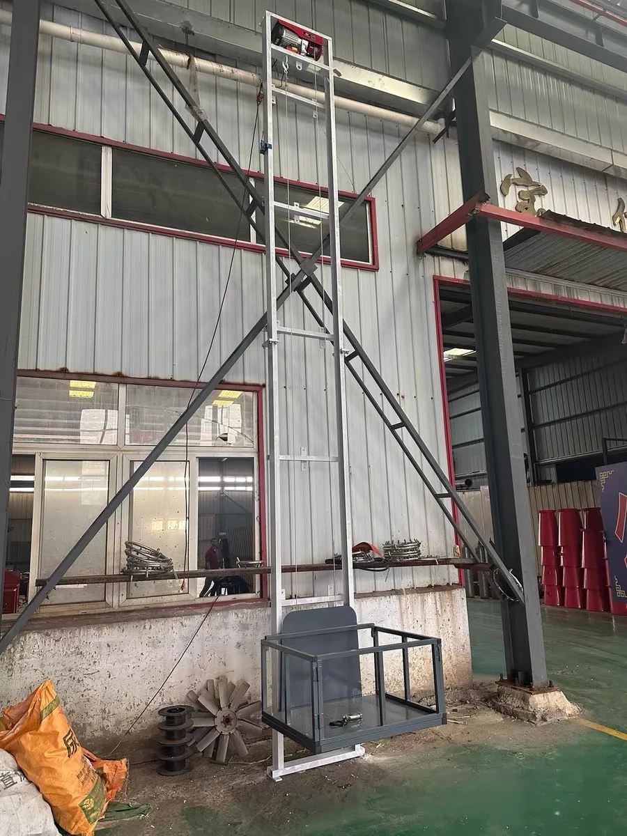 Electric Cargo Lift Price Outdoor Indoor 300kg 2m~10m Materials Lifting ...