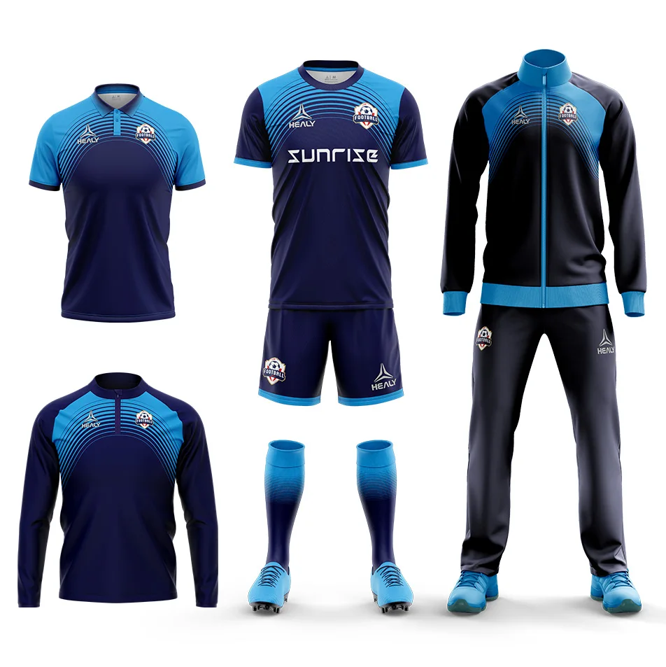 Custom Team Club Uniform Full Soccer Kit Set Uniforms With Socks For ...