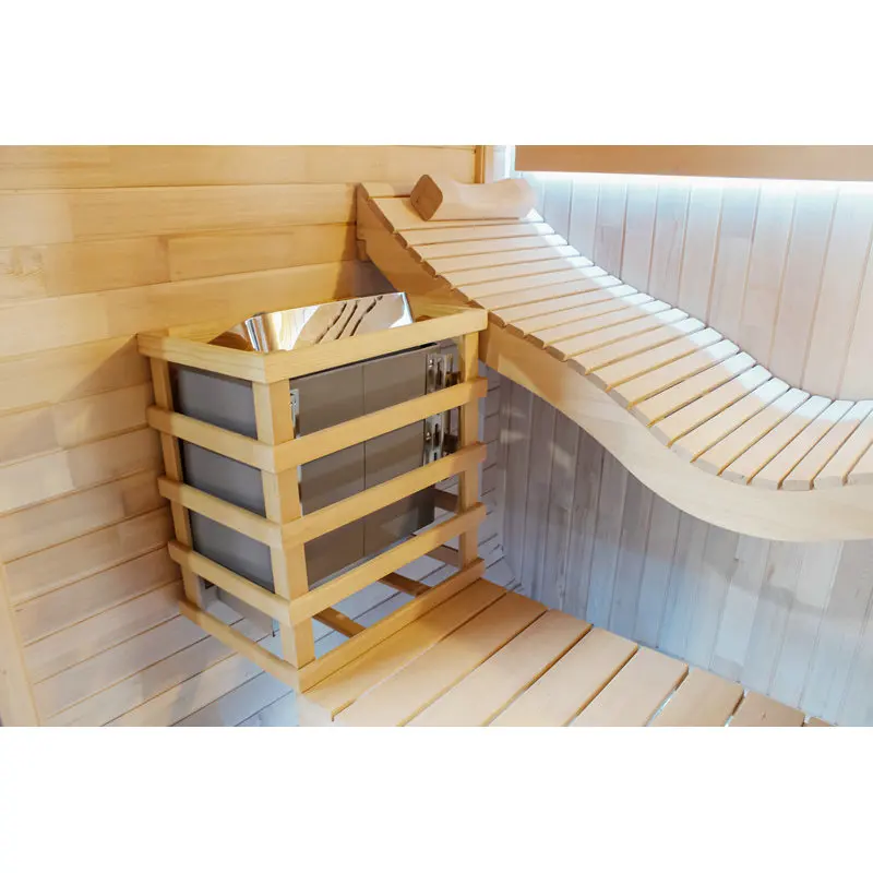 Modern Design Cabin Outdoor Barrel Sauna 4 Person Infrared Wood Outdoor ...