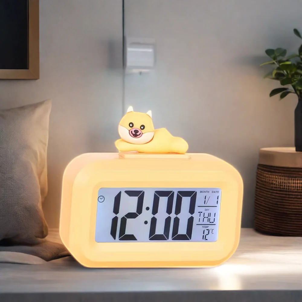 2024 Modern Electric Digital & Analog Square Led Clock Hot Selling ...