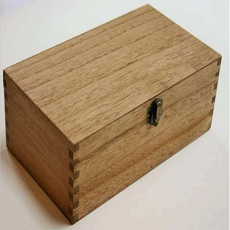 Unfinished Cedar Wood Cigar Box With Small Humidor Wooden Tobacco Boxes ...