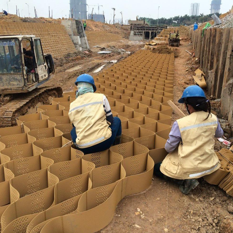 Astm Standard Hdpe Textured/perforated Geocells For Slope/retaining ...