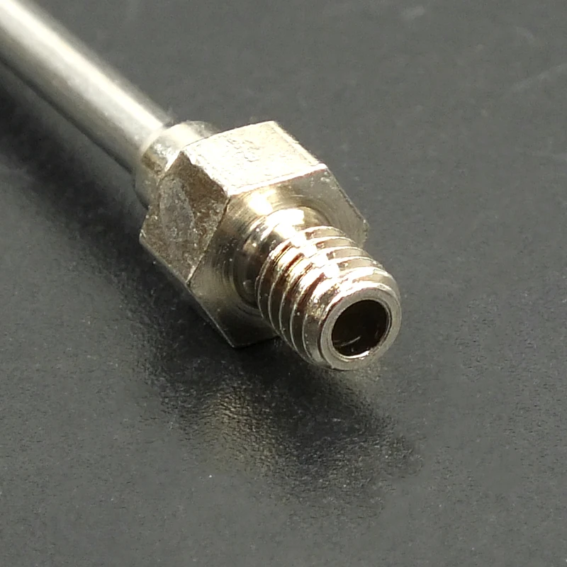 M4 External Thread Needle Tube All Metal Stainless Steel Disposable ...