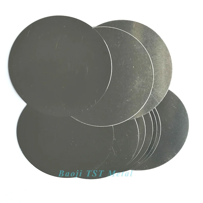 GR1 Pure Titanium Round Disks - High Quality & Smooth