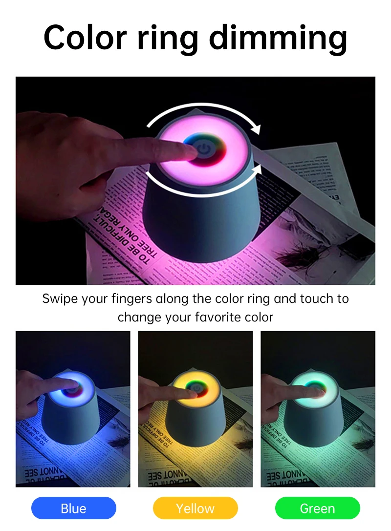 Dinner Restaurant Wireless Design Garden Bedside LED Lamps