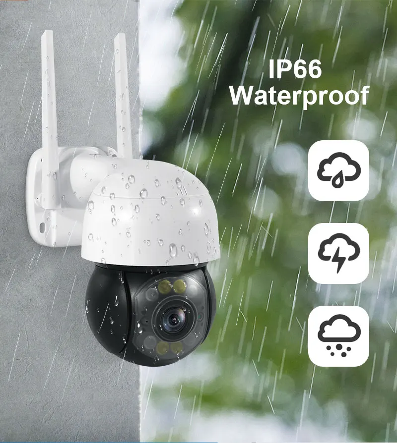 Sectec IP Camera - QC2 Camera with 5MP, Night Vision, & Two-Way Audio