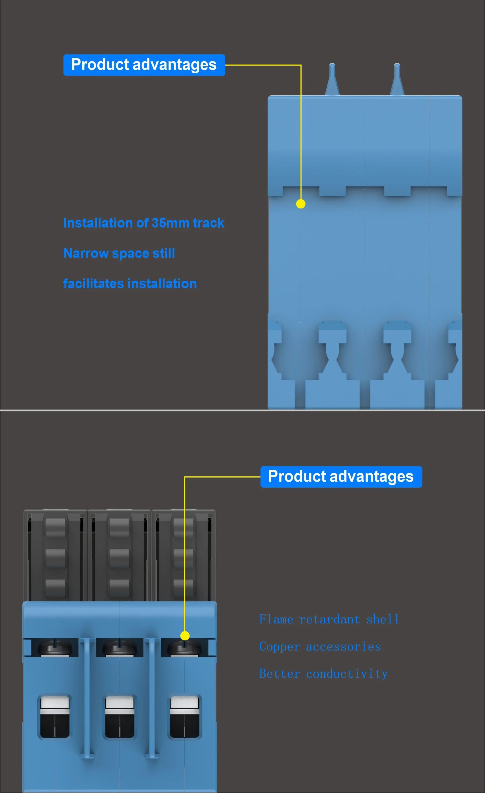Yro Yrsp-d2 Ii Lightning Arrester Thunder Surge Protector Spd Dc 1500v ...