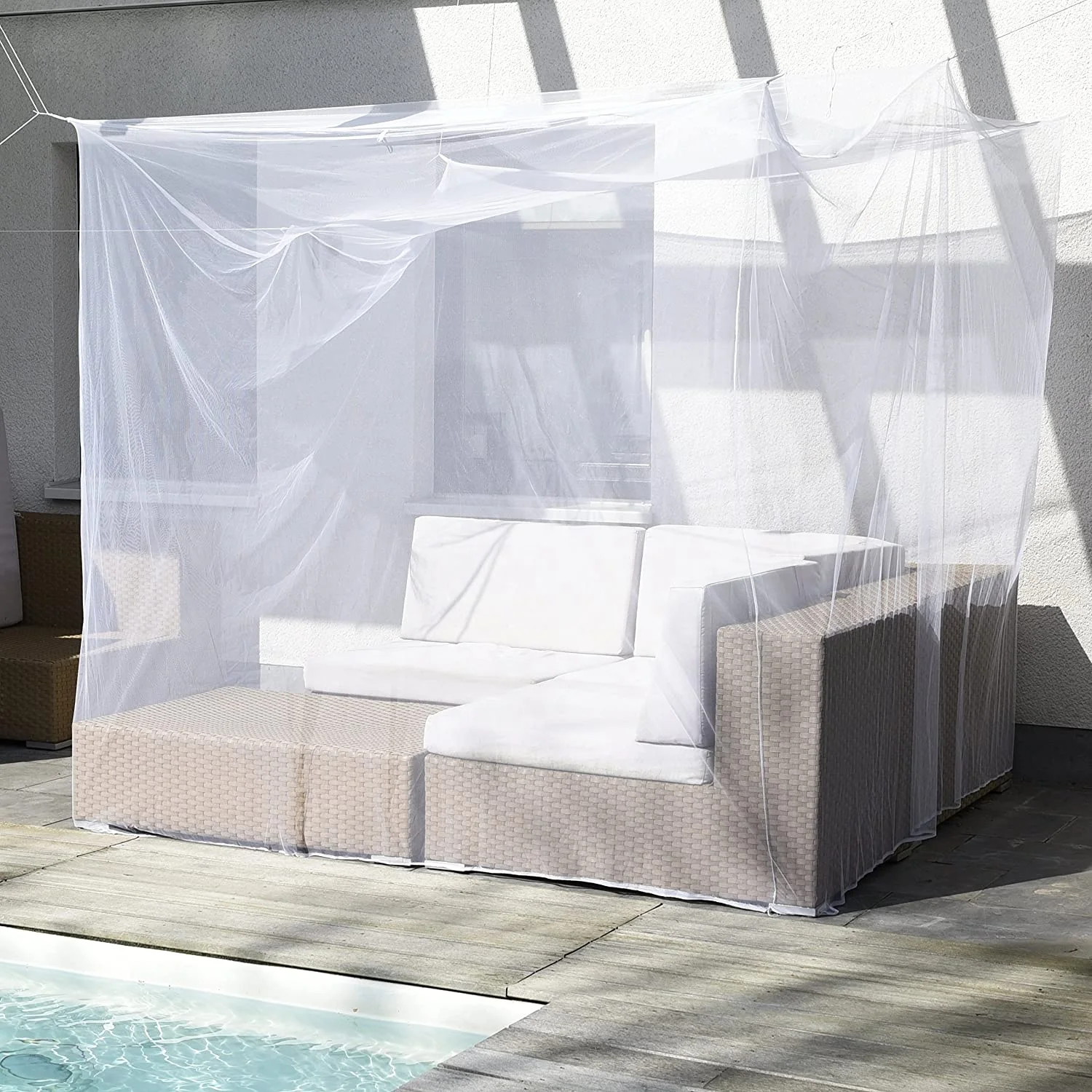 Rectangle And Round Mosquito Nets For Home Bed Family Multiple Color ...