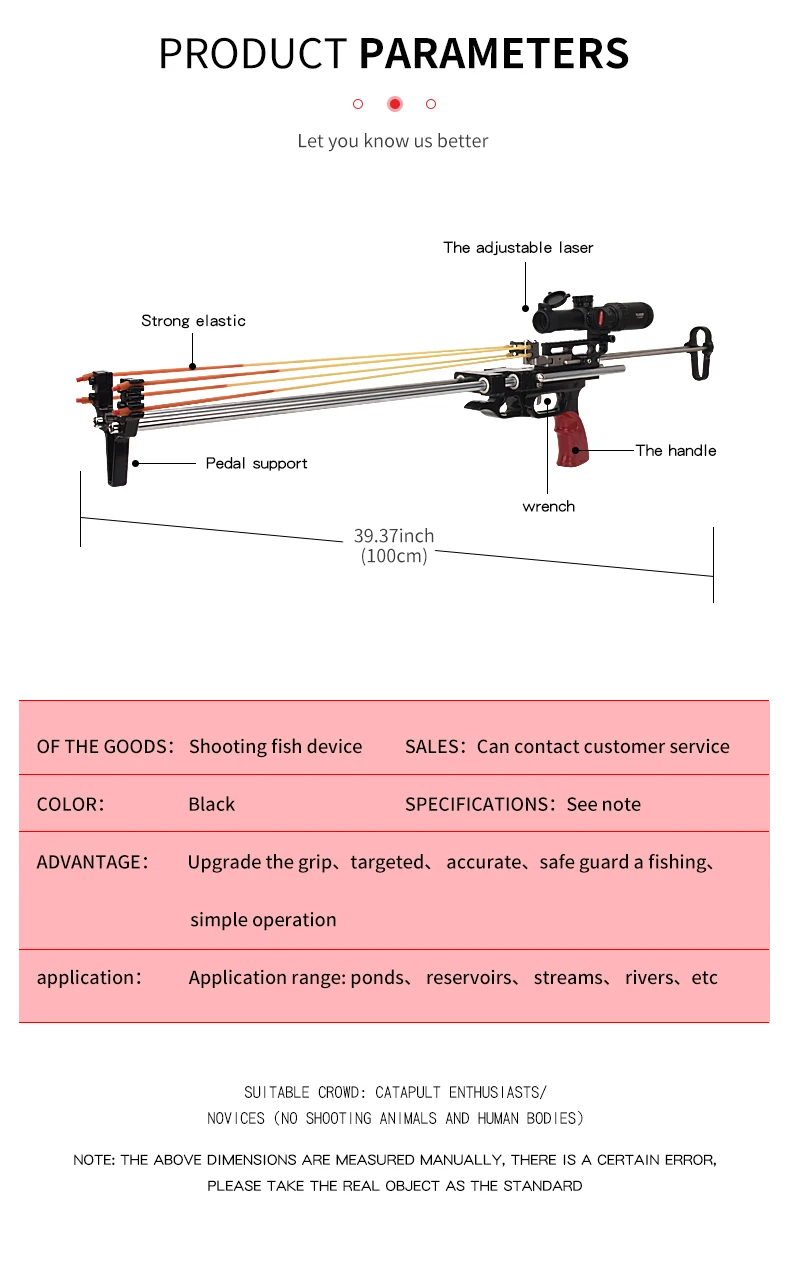 Gongniu Lypro 8 Strand Rubber Band Geant Catapult Slingshot Outdoor ...
