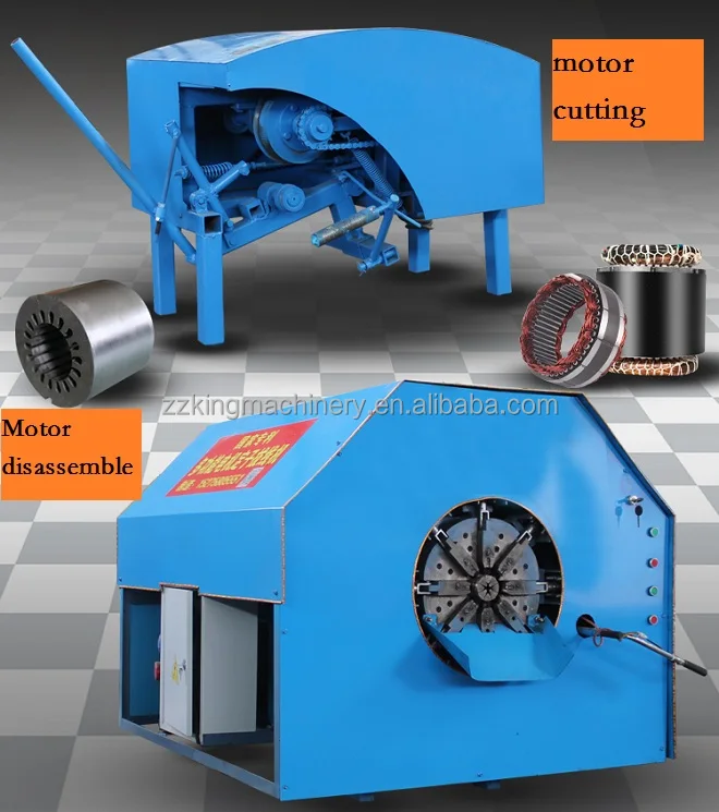 Max 65cm Scrap Electric Motor Stator Cutting Machine