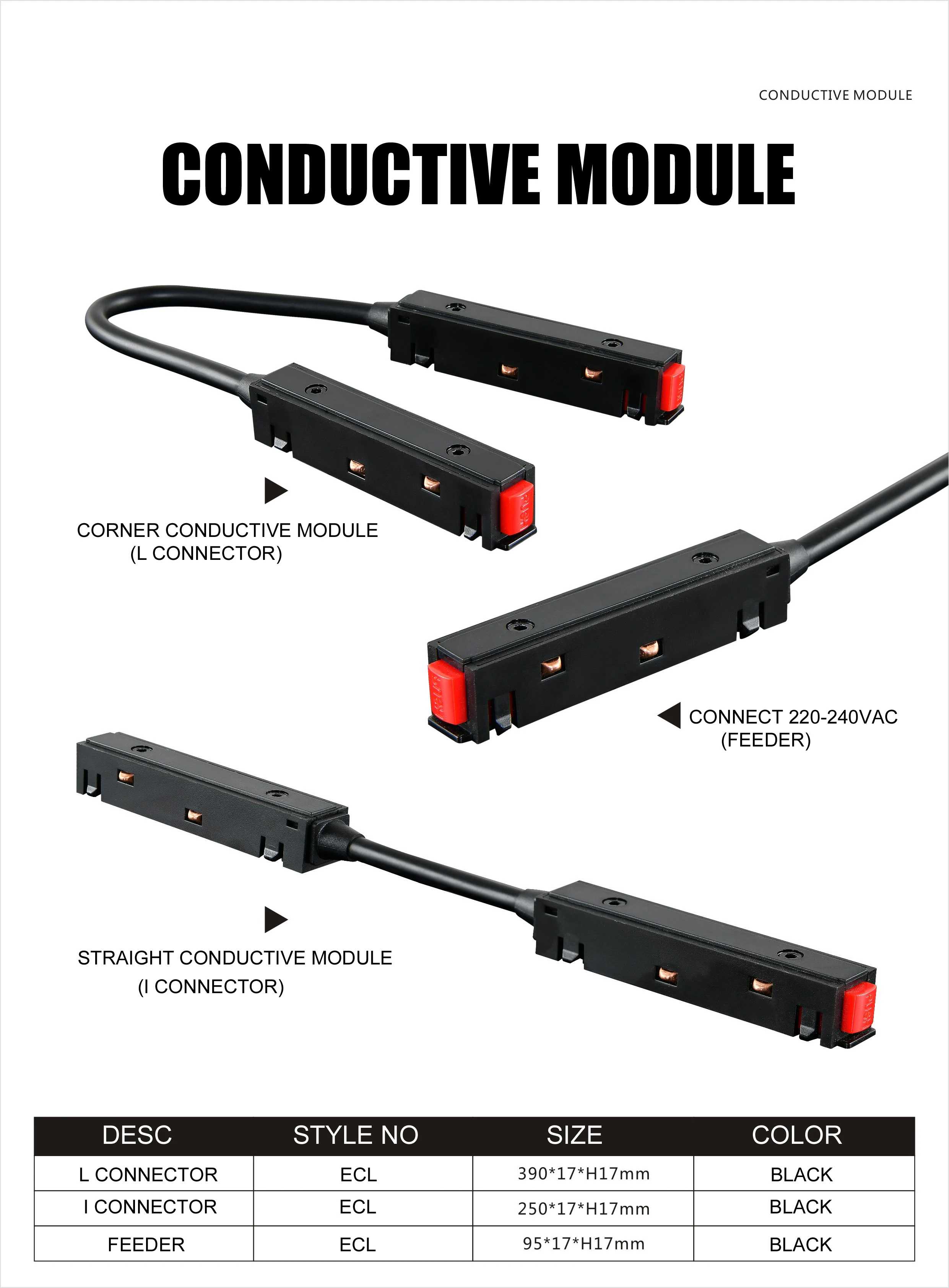 2 Wires Linear Ceiling Recessed Complete LED COB Magnetic Track Rail System