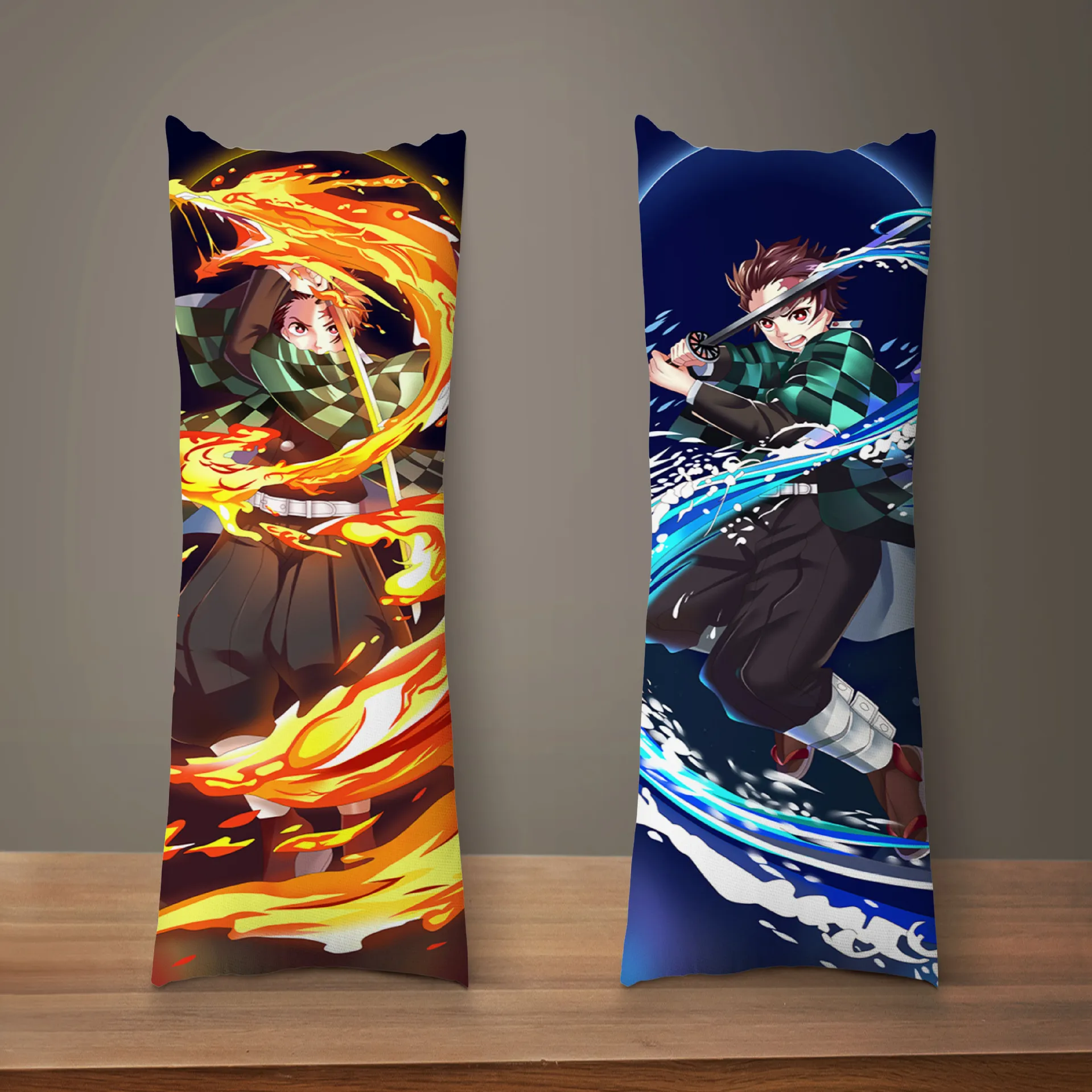 Tanjirou Kamado Nezuko Demon Slayer Hugging Body Pillow Cover Case ...