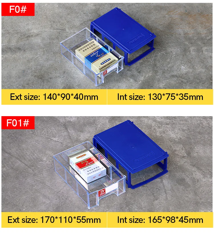 Warehouse Small Stackable Plastic Drawer Parts Storage Box Drawer