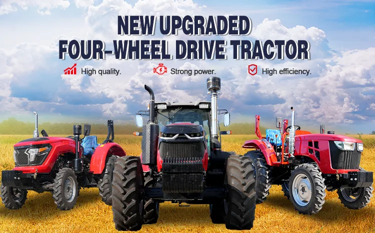 Mini 4x4 Compact Diesel Tractor for Agriculture – 50 HP Farm Equipment ...
