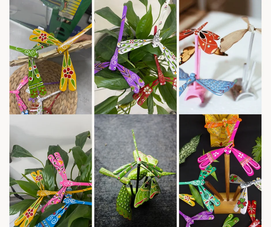 Handmade Balancing Bamboo Dragonfly Toy: Ingenious And Distinctive ...