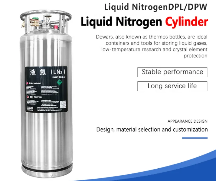 Portable Cryogenic Liquid Oxygen Gas Cylinder Medical Oxygen Supply Dewar Flask - Buy 175l 195l ...
