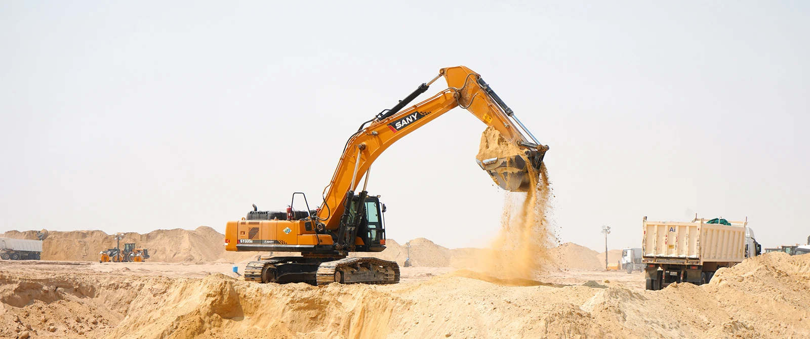 Sany Commercial Construction Sites Excavator Construction Equipment ...