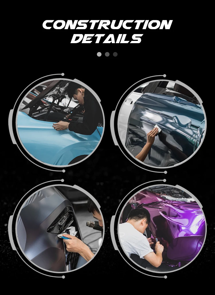 High Gloss Color Automotive Wrap Film - Stylish & Durable