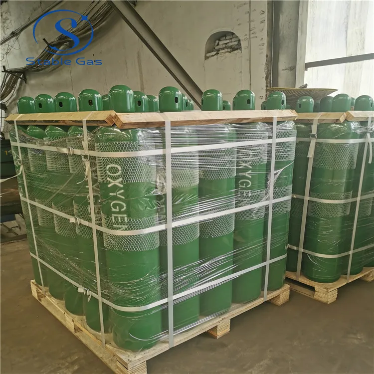 40 Liter Oxygen Gas Cylinder Empty Oxygen Cylinder 6 Cubic Meters ...