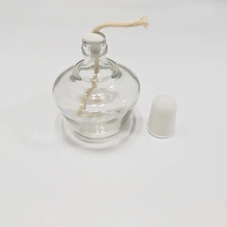 Portable Alcohol Lamp with Black Plastic Lid for Lab Heating