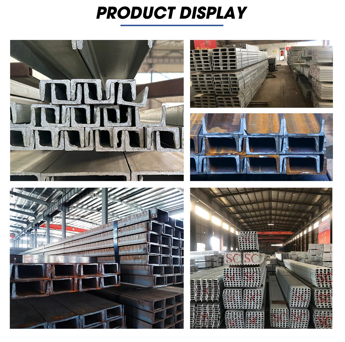 Standard Sizes Of Steel Channel C And U Section Galvanized Roof Purlins ...