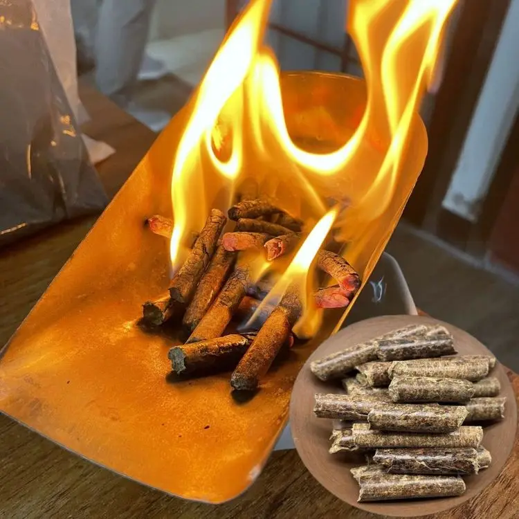 Biomass Fuel Husk Pellet Wood Pellets Environmental Friendly Clean ...