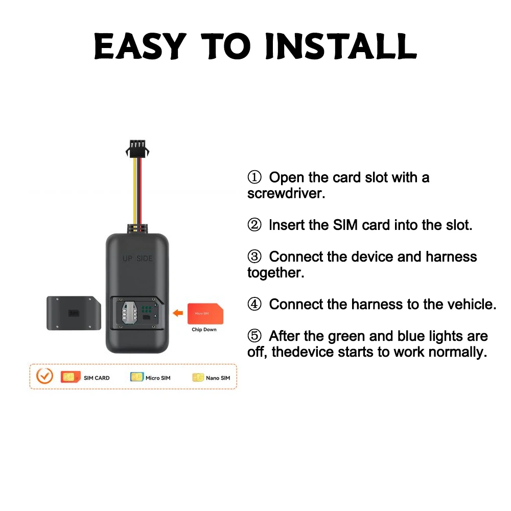 Global Version 4g Car Gps Tracker Remote Control Power Real Time Gsm ...