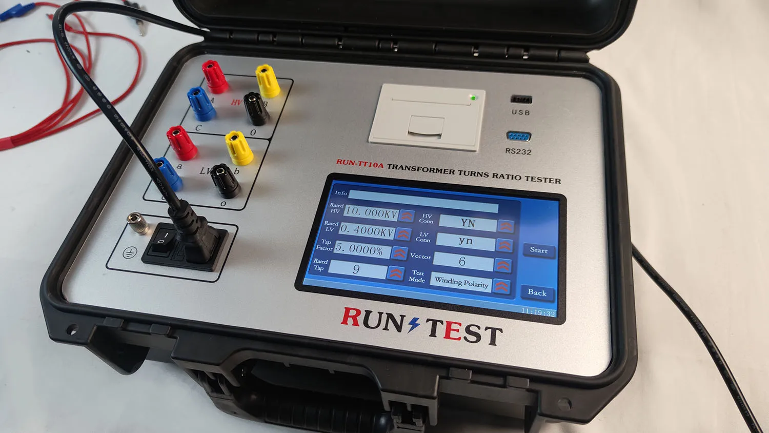 Three Phase Transformer Turns Ratio Tester Vector Group Ttr Test