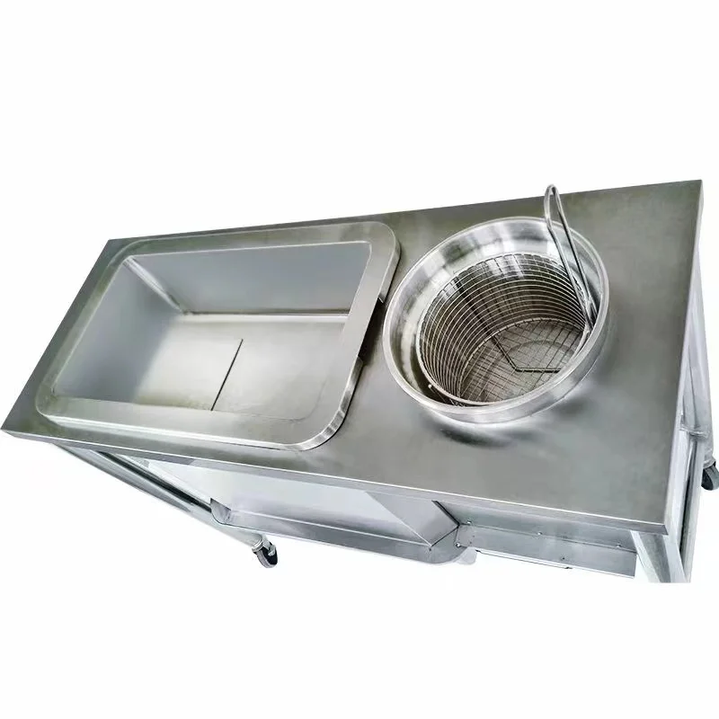 Electric Breading Table Stainless Steel Kitchen Work Station Fast Food ...