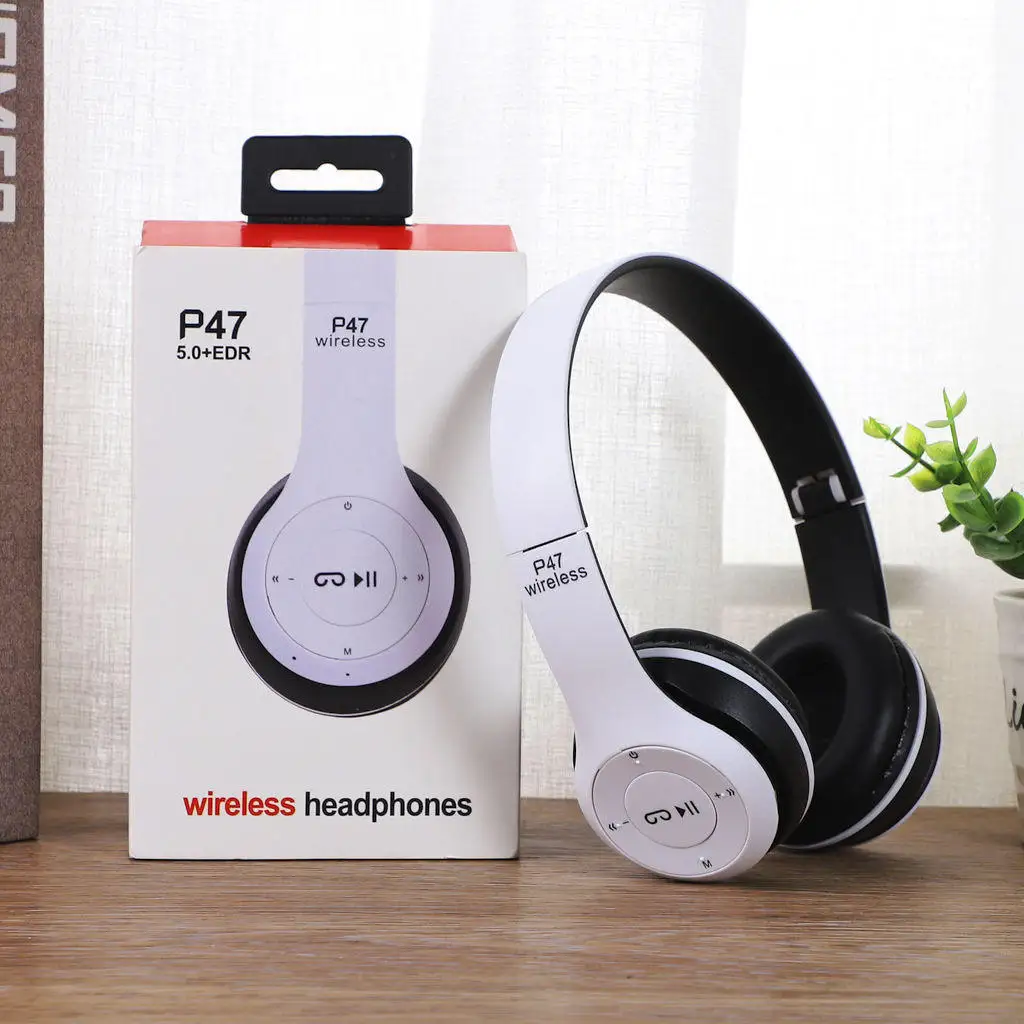 Waterproof Headphones Durability Wireless Headphone P47 Foldable Headset P47 Audifono Wireless ...