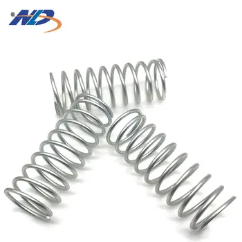 304 Stainless Steel Cylindrical Flat Wire Coils Compression Spring ...