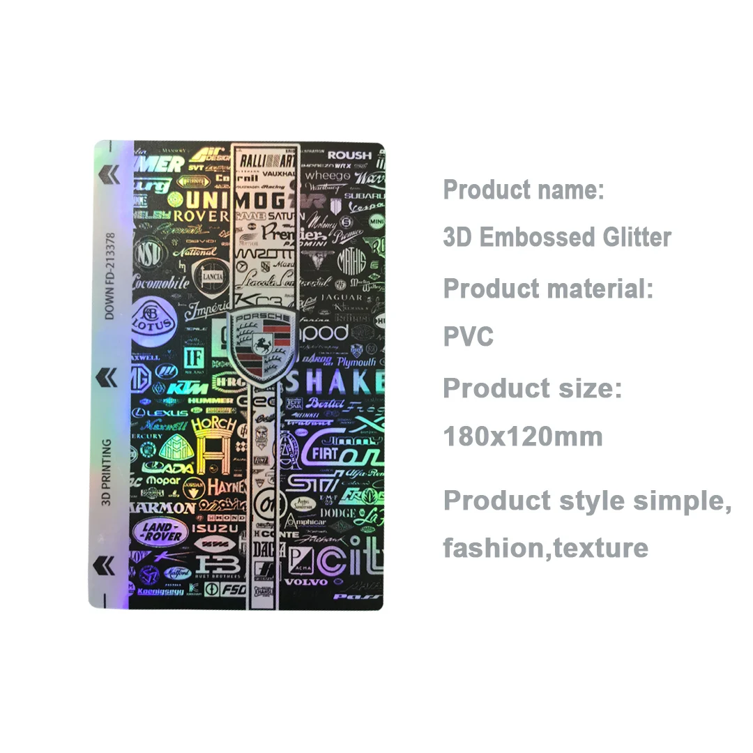 High Quality PVC 3D Glare Color Mobile Skin Back Cover Stickers Back ...