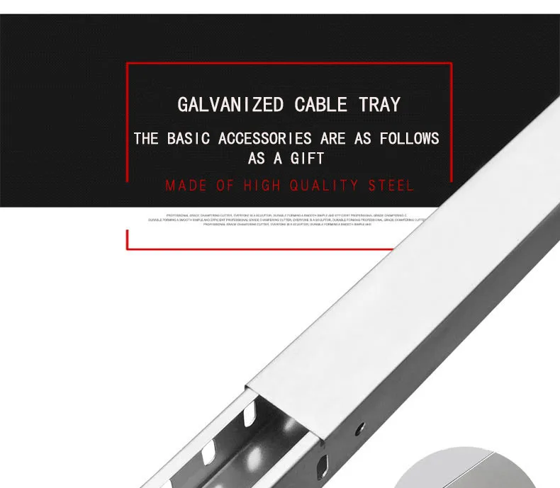 Under Desk Metal Cable Tray Cable Top Quality Hot Dip Galvanized Steel ...