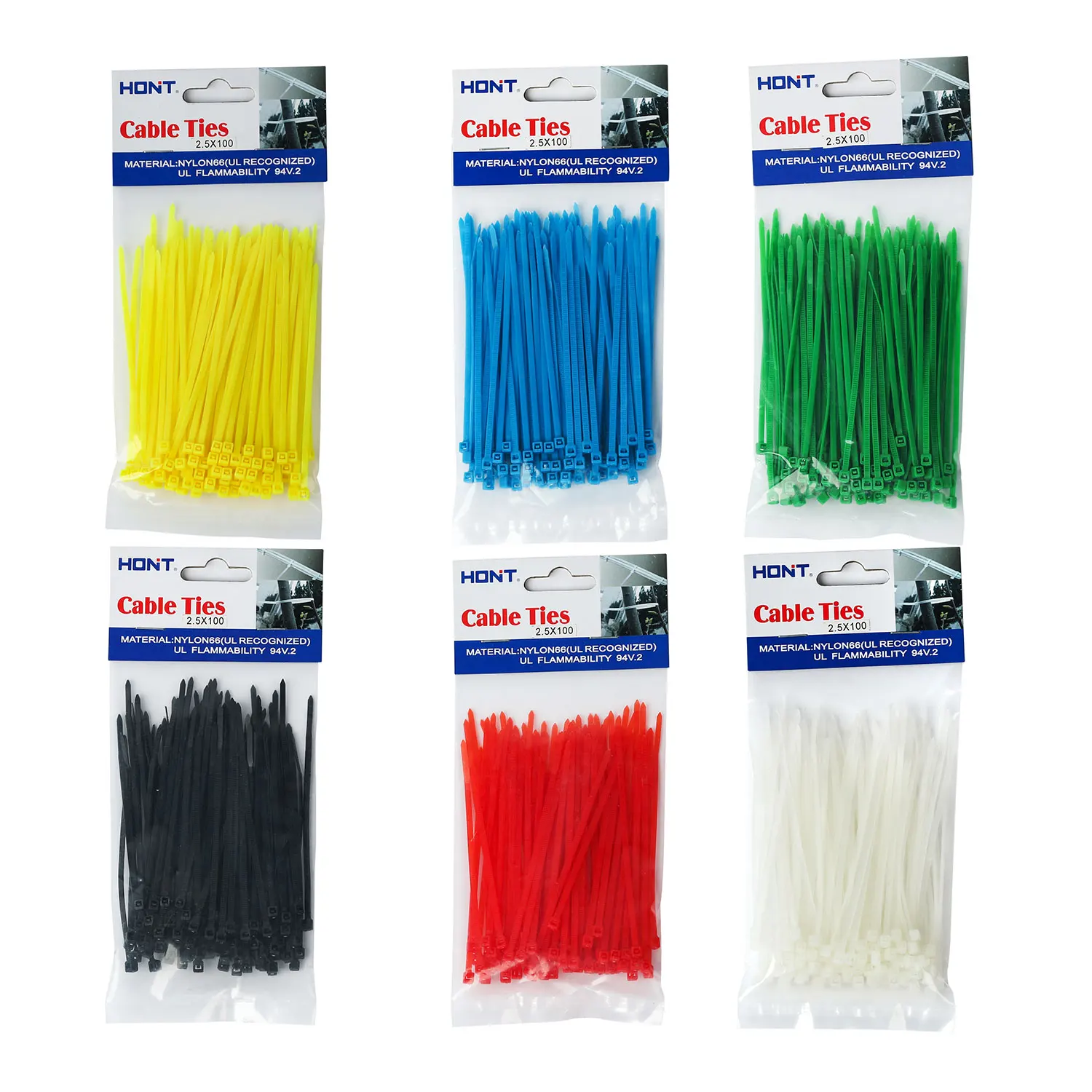 Oem Logo Plastic Zip Tie 1000pcs Per Pack Of Cable Ties High ...