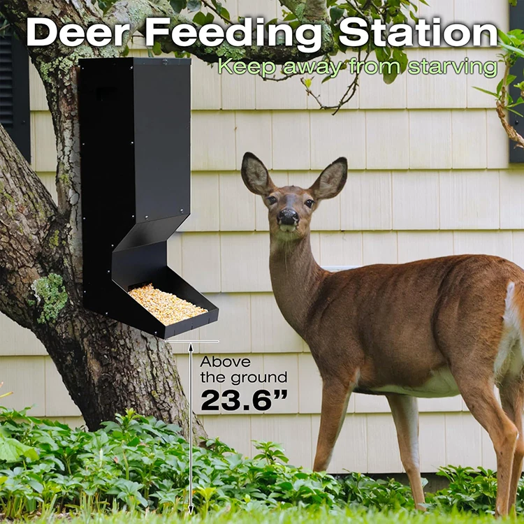 Jh-mech Adjustable 600 Lb Game Feeder - Durable & Efficient