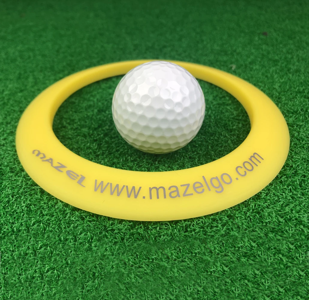MAZEL Golf Ring Putt Trainer - Perfect Indoor & Outdoor Practice